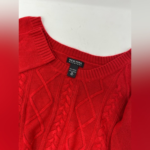 New York & Company | Tops | New York Company Sweater Womens Medium Red ...